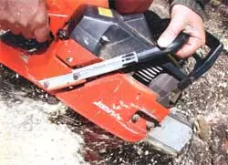 Keeping Chain Saw Sharp - DIY