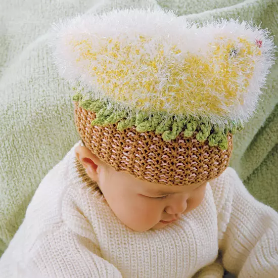 Faire un bonnet bébé tricoté - DIY